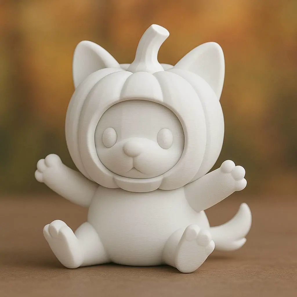 3D Printer Files | 3MF File | Chibi Corgi Pumkin | Creality Cloud