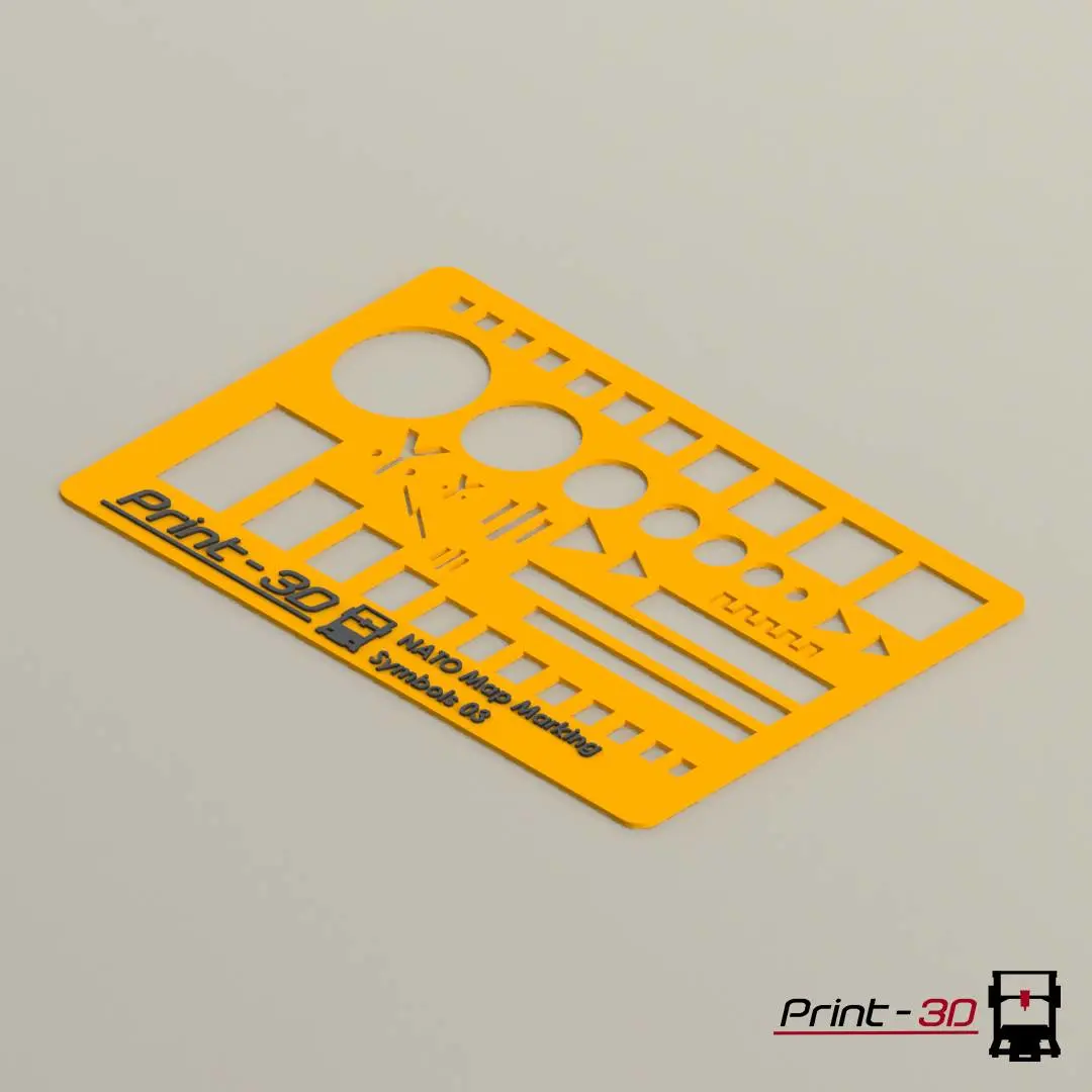 Stationery & Learning Tools STL Download - NATO/OTAN Map Marking ...