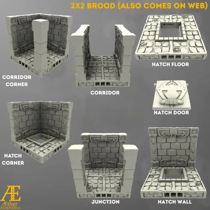 Props & Terrain STL Download - AEMNZB01 - The Spider City of Menzeb ...