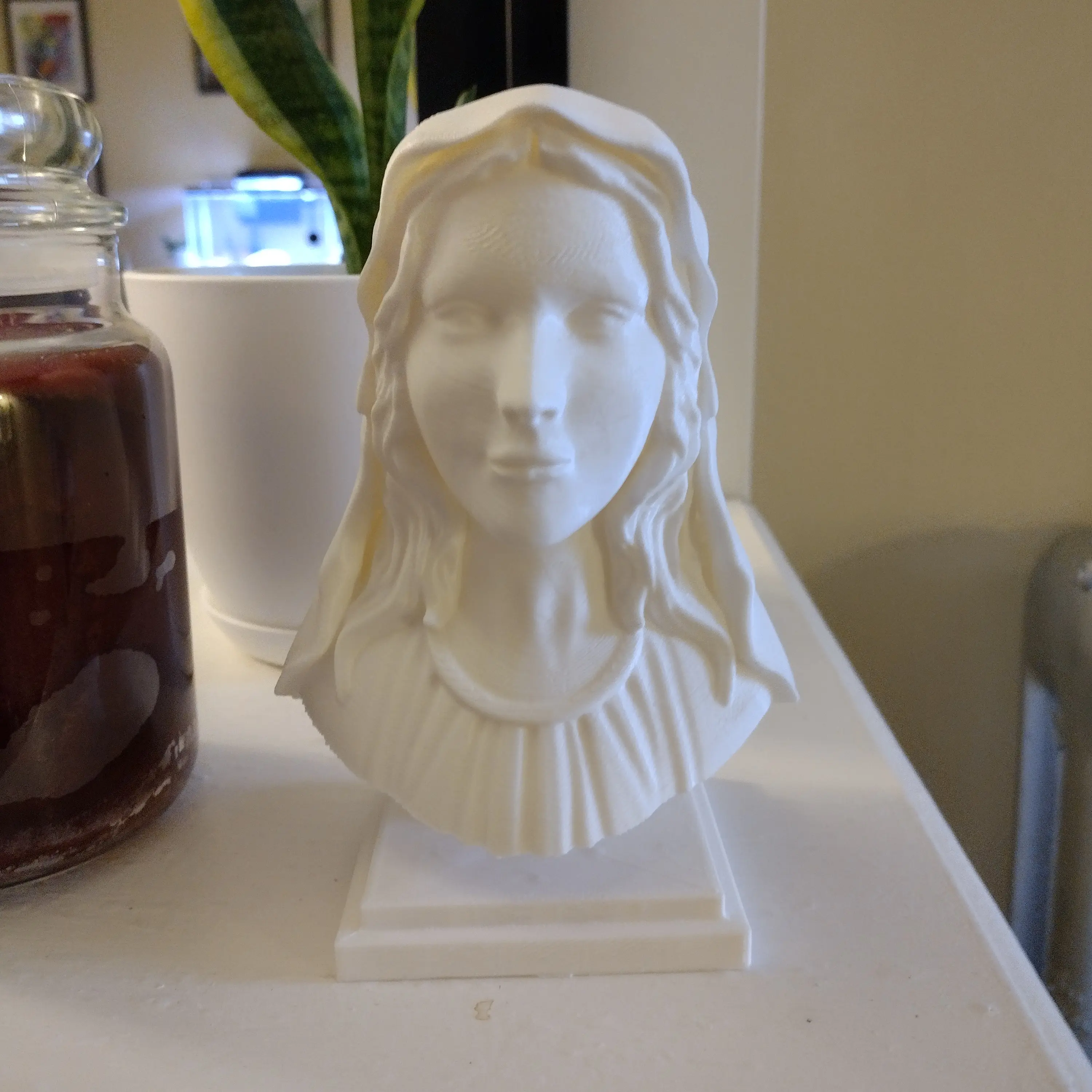 Sculptures & Artworks STL Download - virgen bust by malbel studio