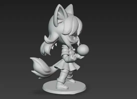 Characters & Creatures STL Download - Lightning Girlby The calm moon