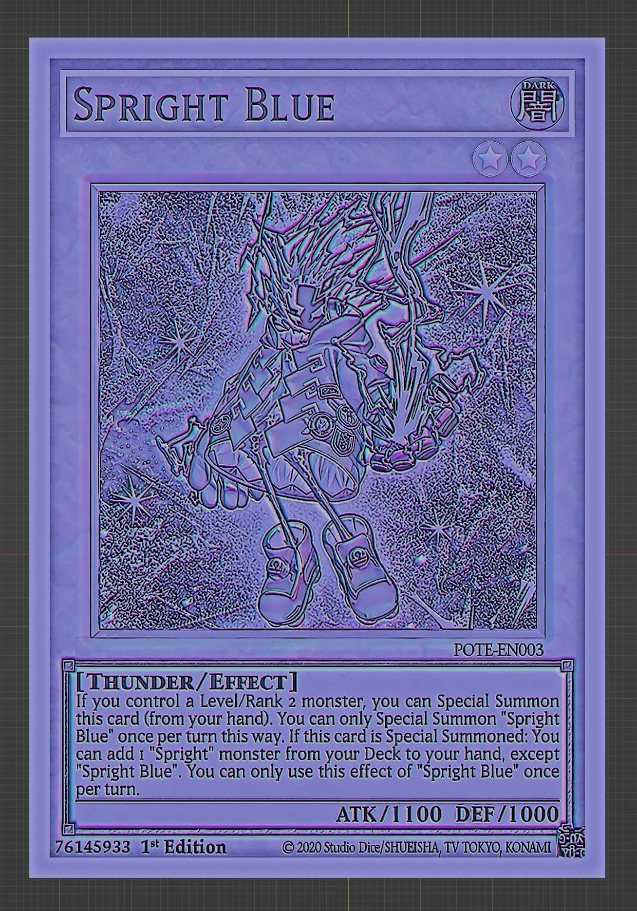 Other STL Download - spright blue - yugiohby Wsonuchiha3D