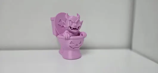 3D Printer Files | 3MF File | Halloween Toilet Devil | Creality Cloud