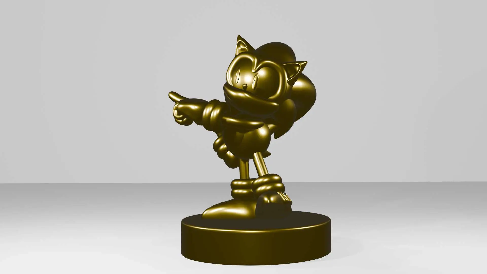 Sonic the hedgehog statue | 3D models download | Creality Cloud