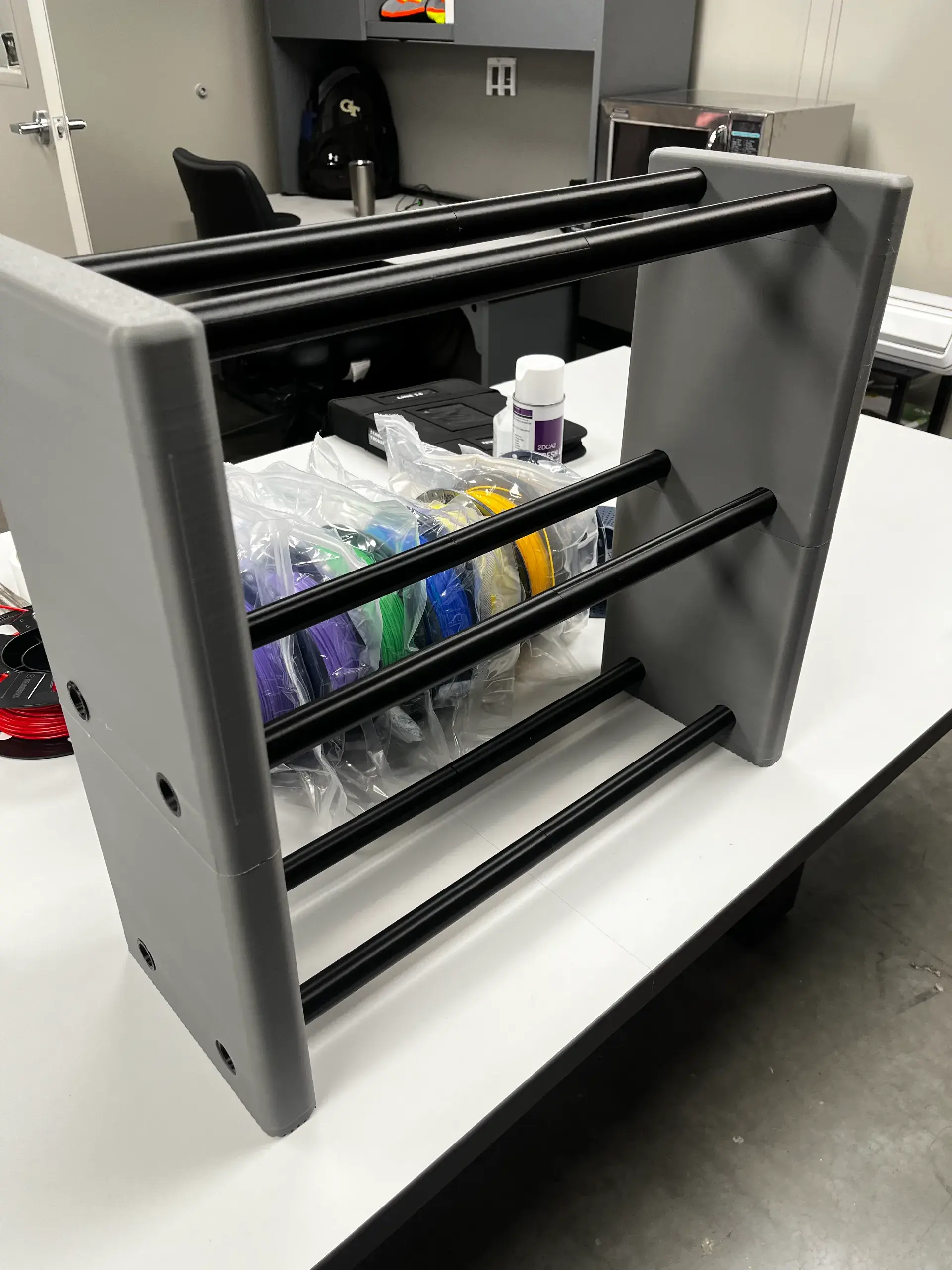 3D Printer Files | 3MF File | Modular Filament Rack [Fully Printable ...