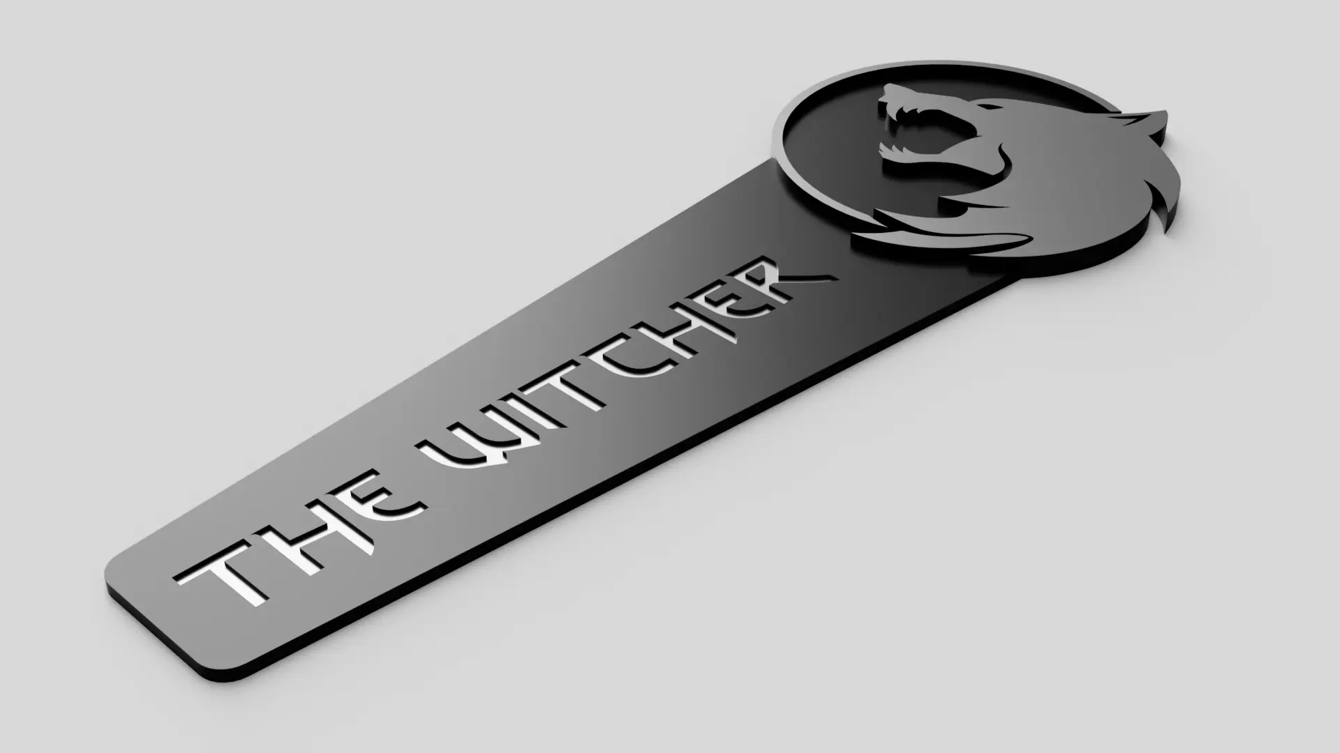 3D Printer Files | 3MF File | Witcher Bookmark | Creality Cloud