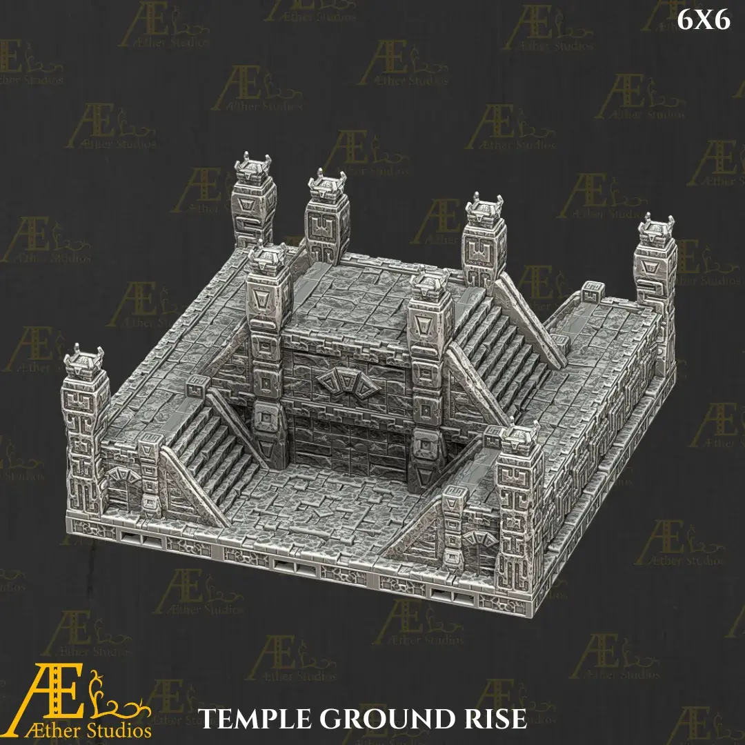 Props & Terrain STL Download - AEAZNK02 – Temple Mountsby Aether Studios