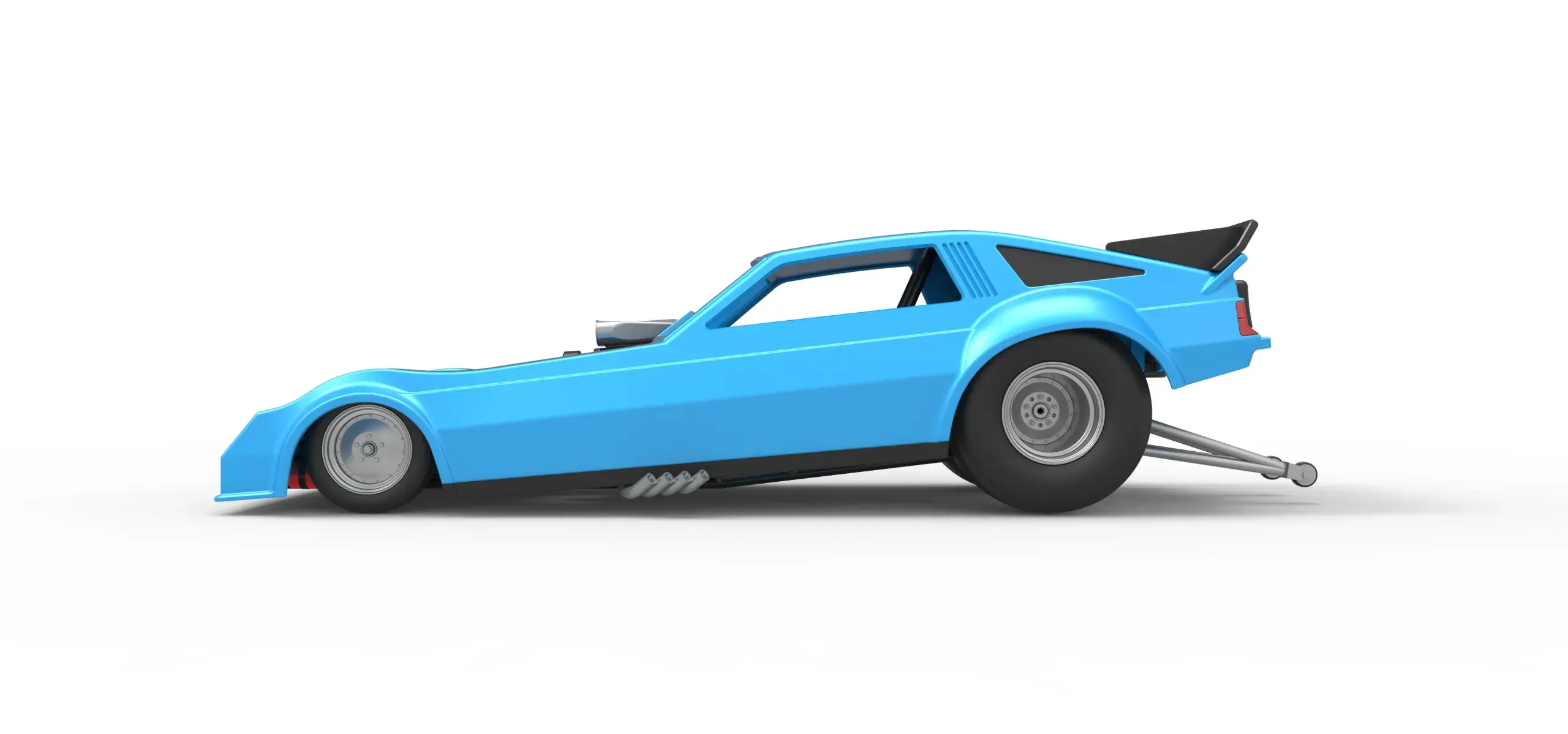 Vehicles & Machinery STL Download - Vintage Funny Car Scale 1:25by ...