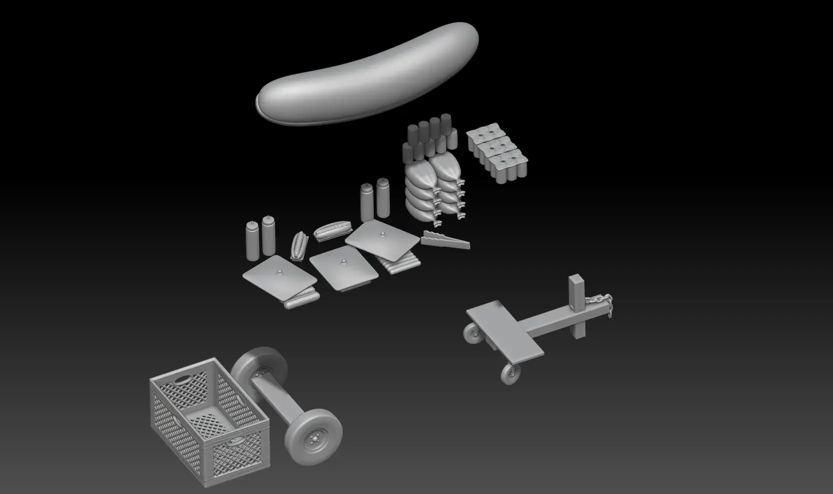 Other STL Download - New York Hot Dog Cart Propsby Gigi_toys