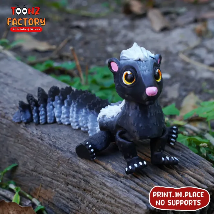 PRINT IN PLACE FLEXI SKUNK | 3D models download | Creality Cloud