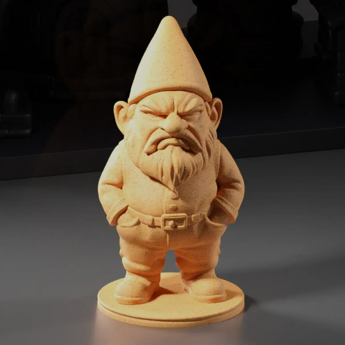 3D Printer Files | 3MF File | Grumpy Garden Gnome | Creality Cloud