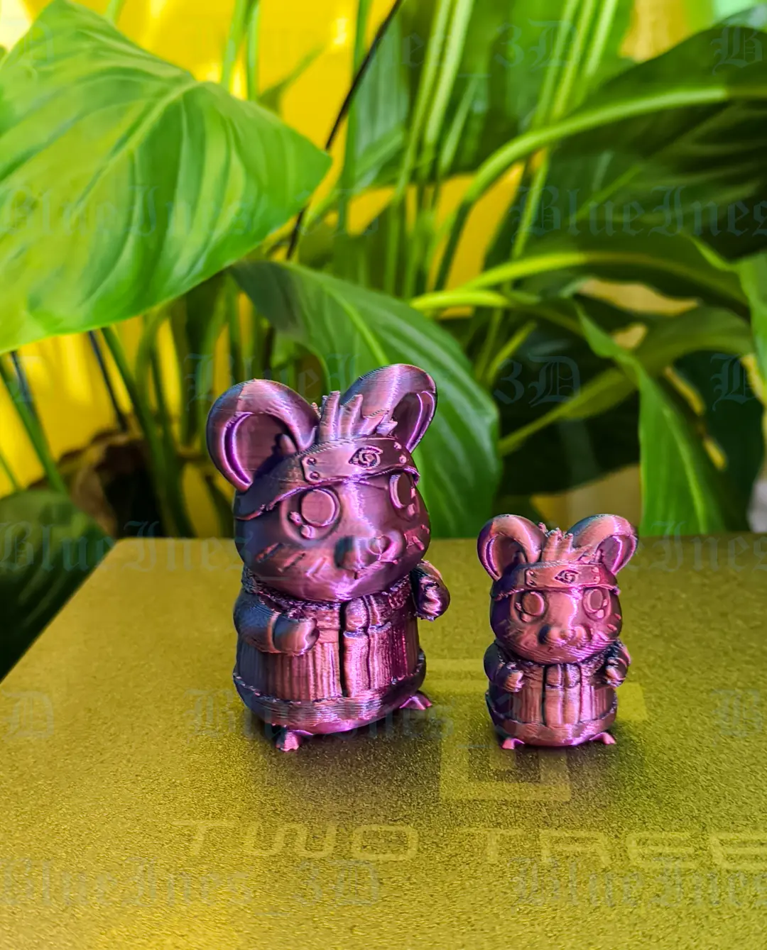무료Characters & CreaturesSTL 다운로드 -HARUTO! HAMTARO X NARUTO - BlueInes_3D