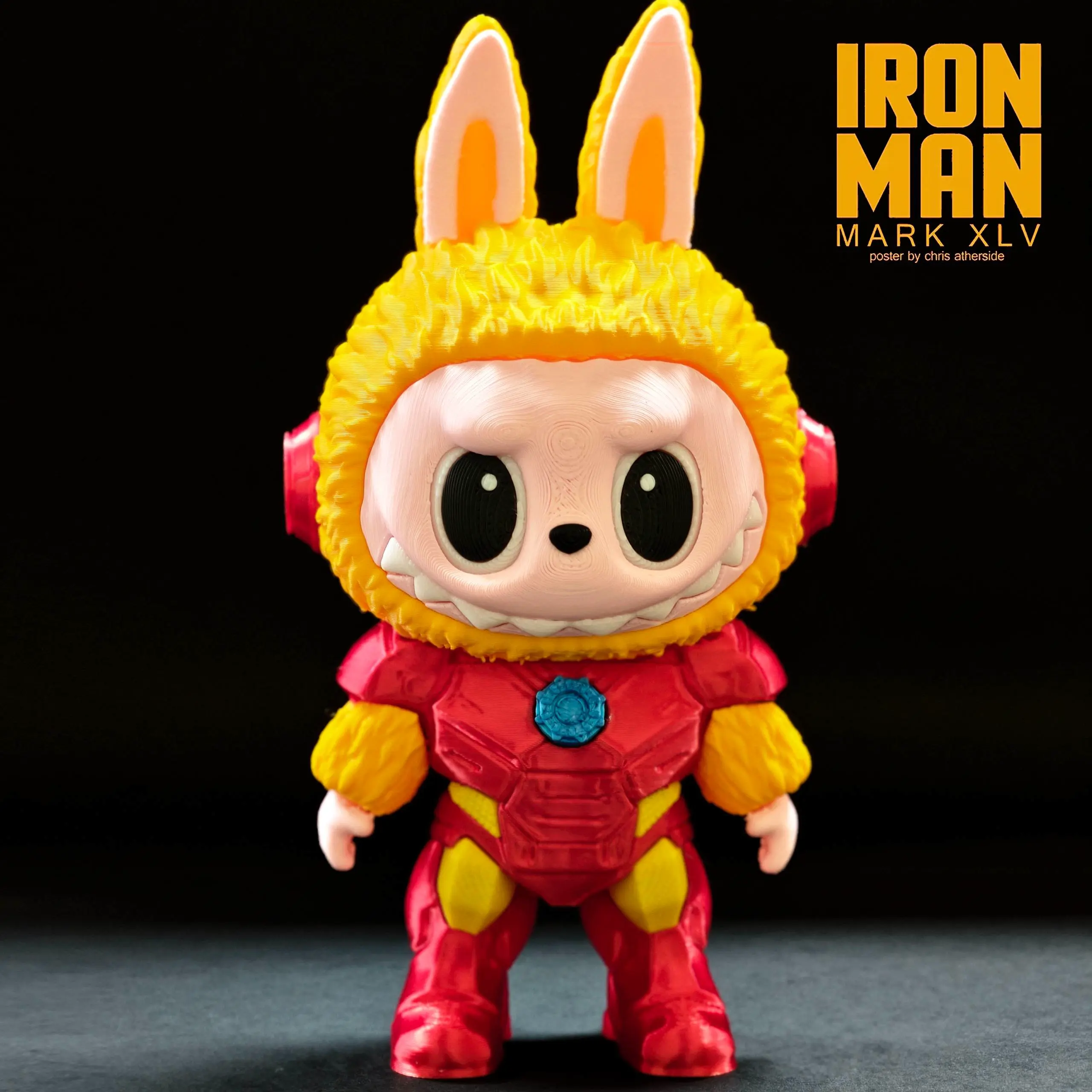 3D Printer Files | 3MF File | labubu Iron Man | Creality Cloud
