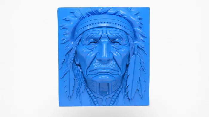 Home Decorations & Ornaments STL Download - Native Indian reliefby 3D ...