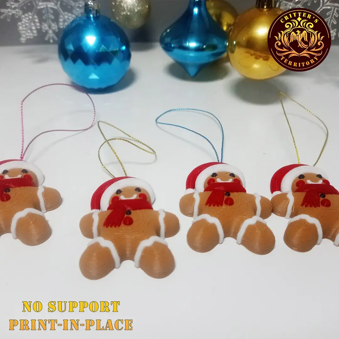 Other STL Download - Flexi Mini Gingerbread Man | Christmas Special ...