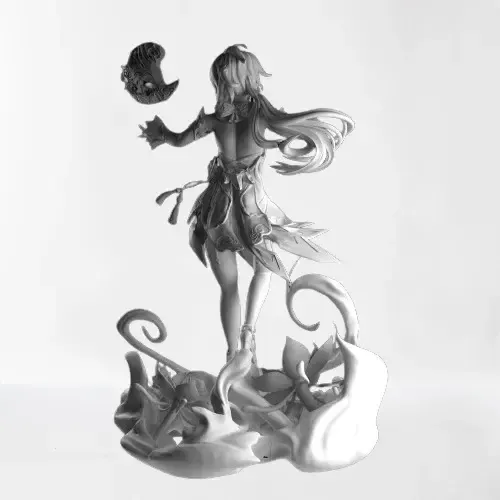 Characters & Creatures STL Download - Genshin Impact Ganyu V1 STL ...