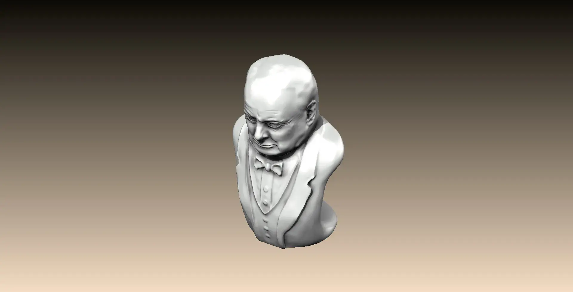3D Printer Files | 3MF File | Churchill Bust | Creality Cloud