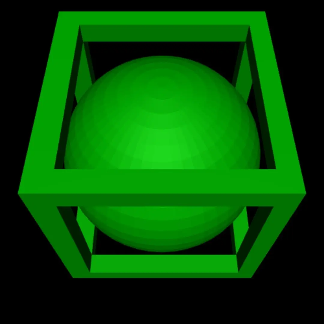 Free Other STL Download - ball in cubeby *_amon_*
