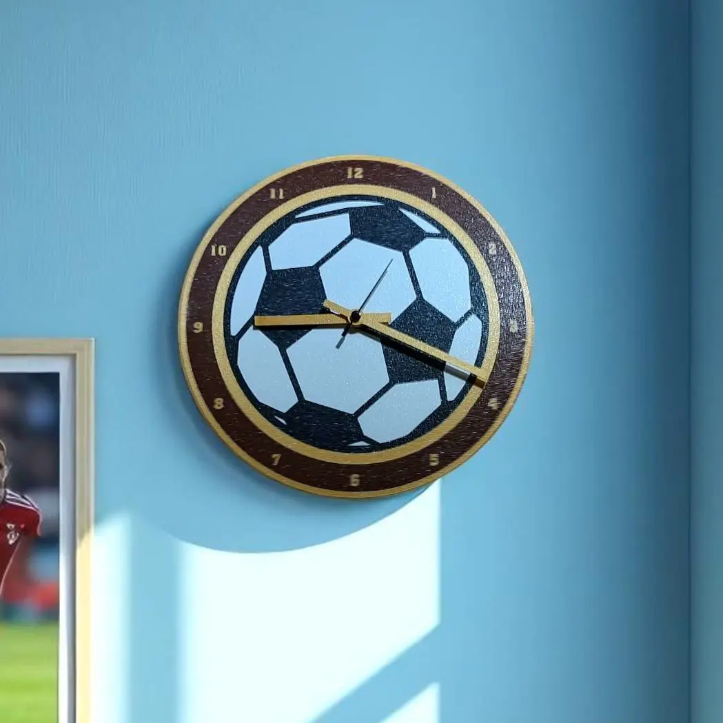 3D Printer Files | 3MF File | Soccer ball - football - wall clock ...