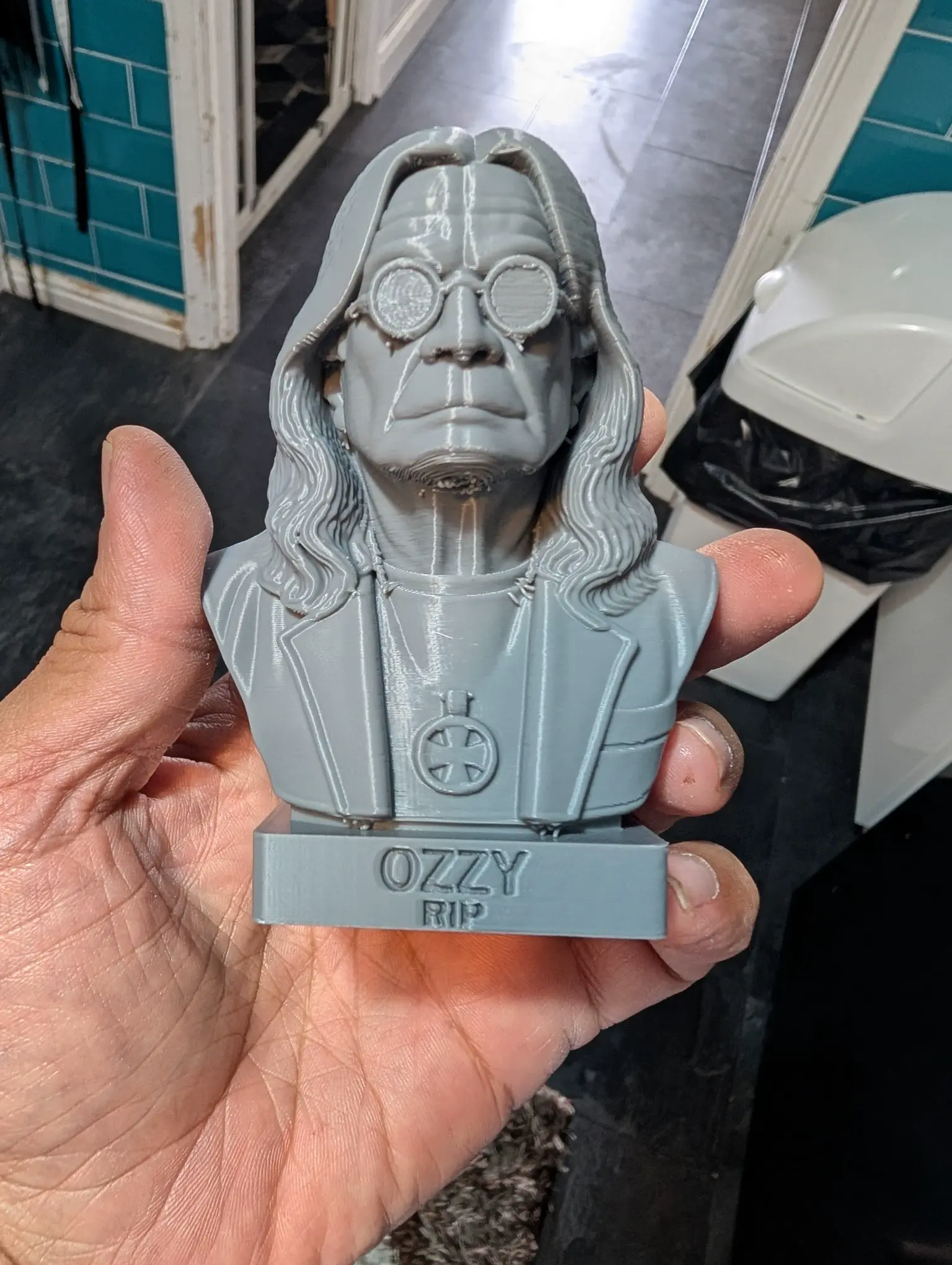 3D Printer Files | 3MF File | Ozzy Osbourne bust | Creality Cloud