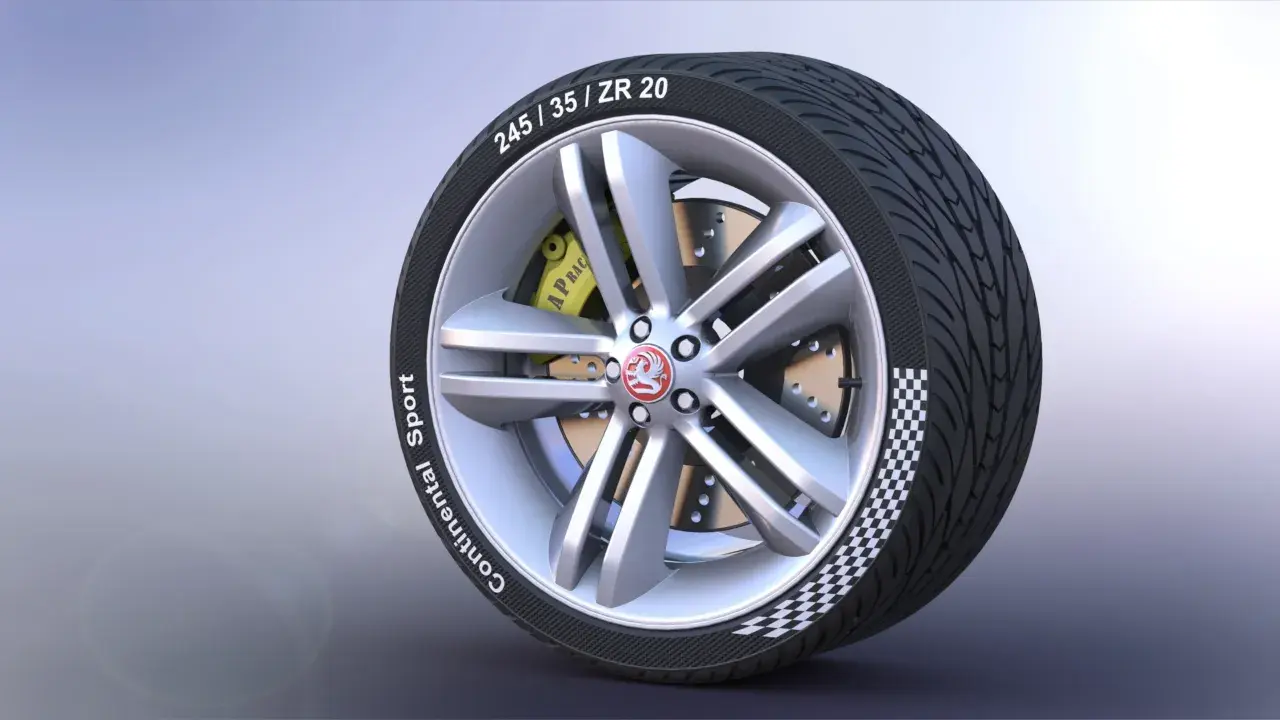 Free Vehicles & Machinery STL Download - Wheel Vauxhall SRiby Stanislav ...