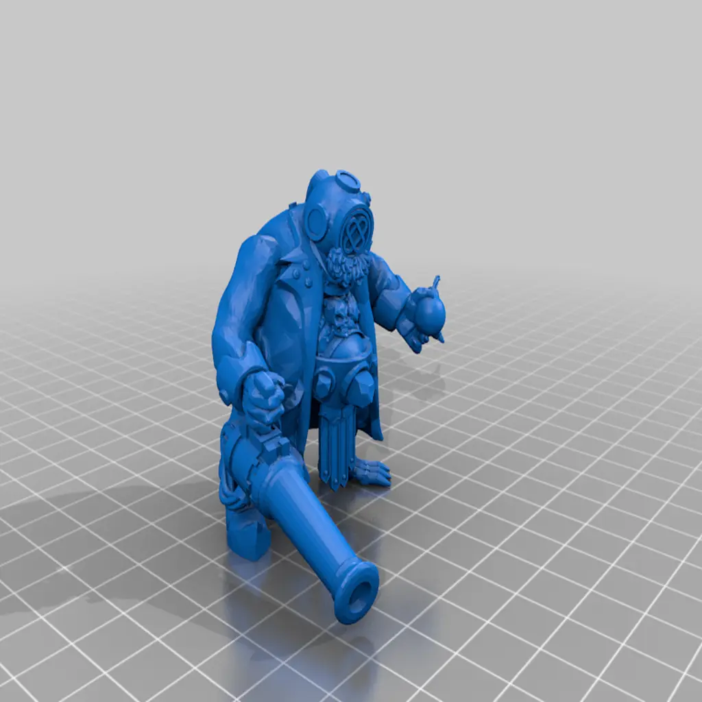 Free Other STL Download - deepsea leadbelcher - cyber punk ogreby SMT_M 🦊