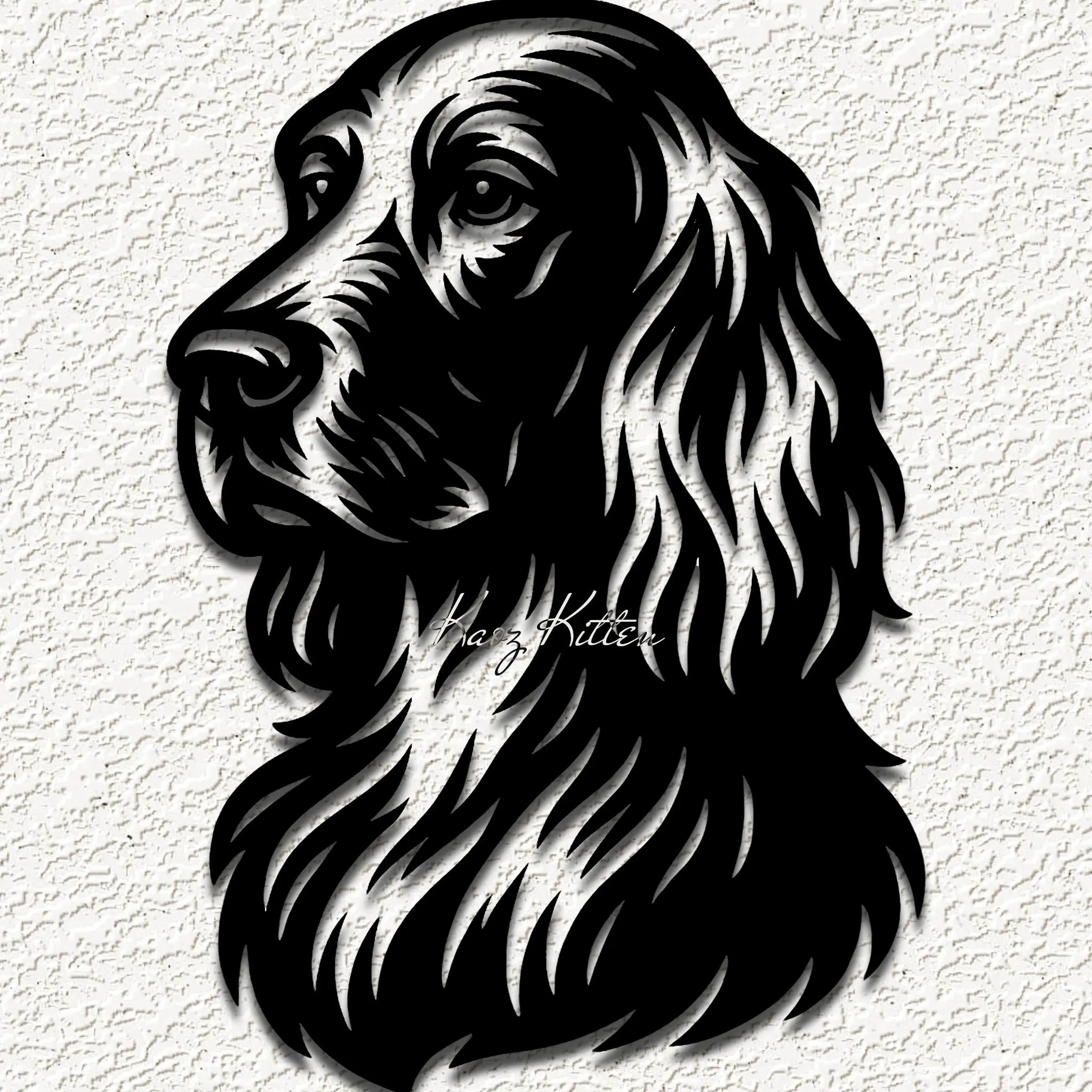 Other STL Download - irish setter puppy dog wall art home decorby Kaoz Kitten