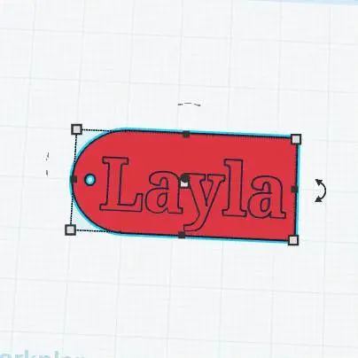 Free Other STL Download - Layla name tagby iroh Chavez