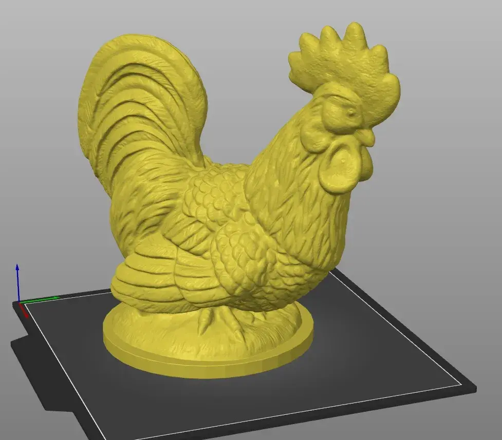 Home Decorations & Ornaments STL Descarga - gallo decorativo de jardín ...