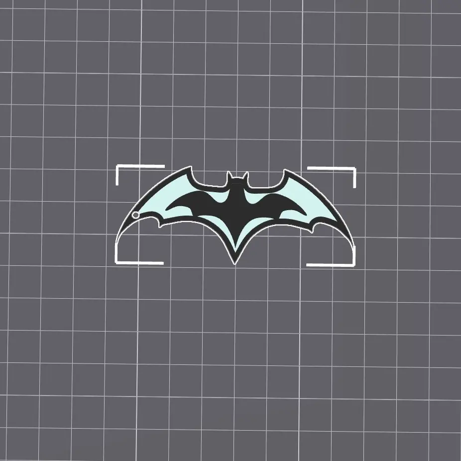 3D Printer Files | 3MF File | Batman Batarang keychain | Creality Cloud