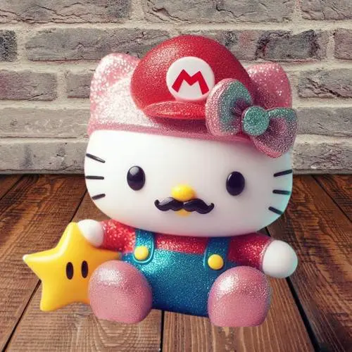 Other STL Descarga - hello kitty mario - Prinlab3d
