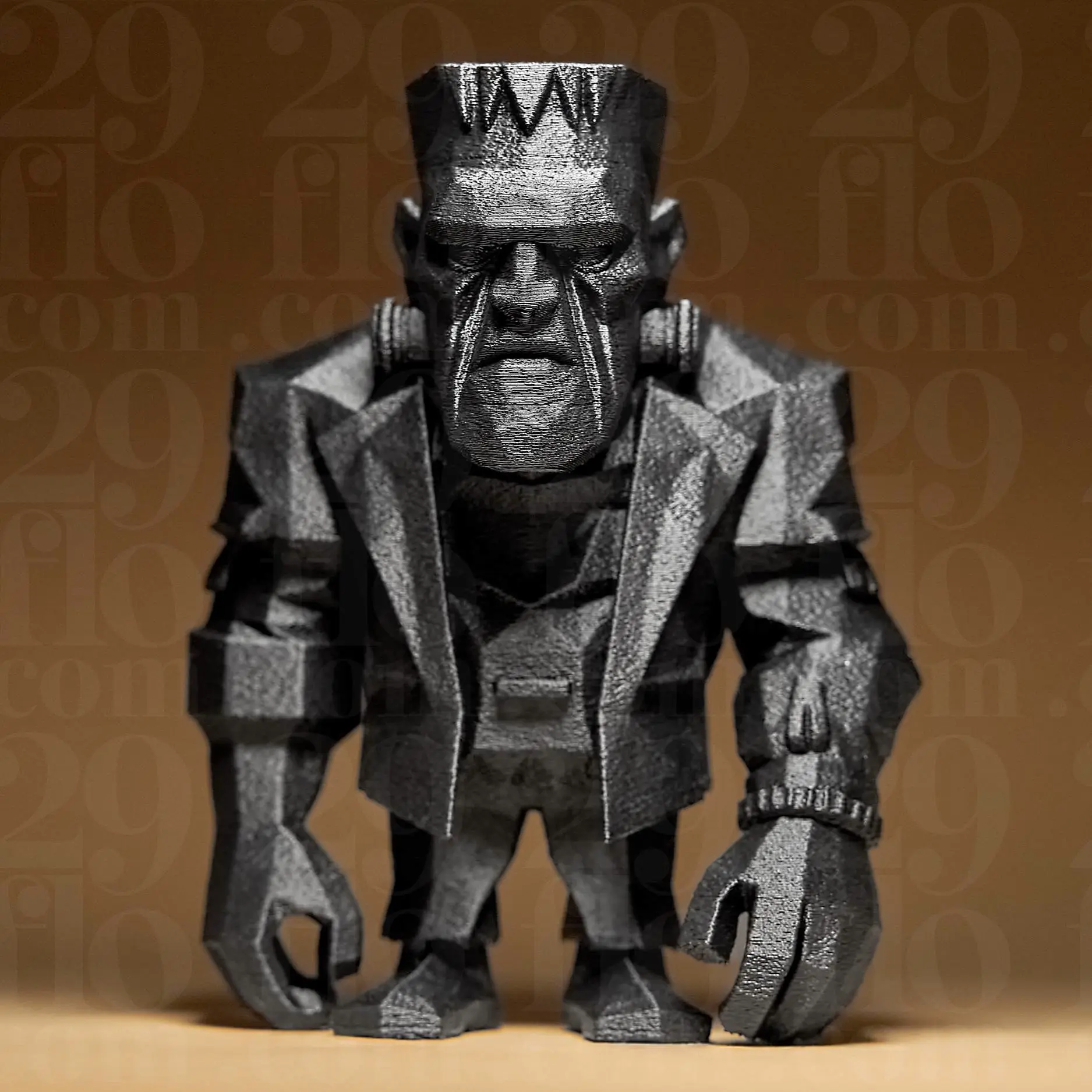 3D Printer Files | 3MF File | Geometric Frankenstein Figurine ...
