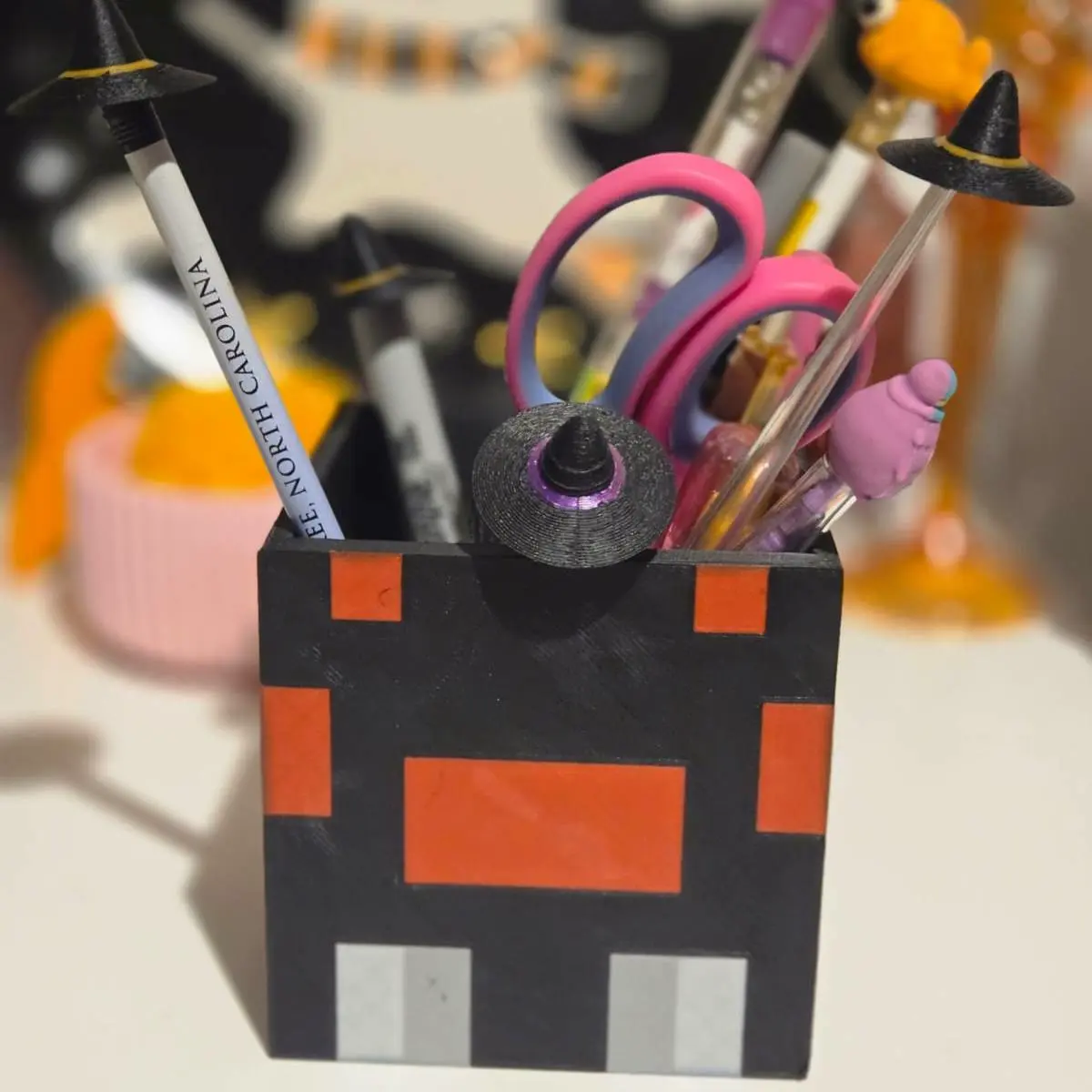 3D Printer Files | 3MF File | Minecraft Spider Pencil Holder | Creality ...