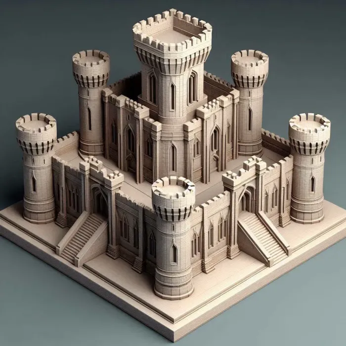 Miniature Games & Accessories STL Download - Architectural Medieval ...