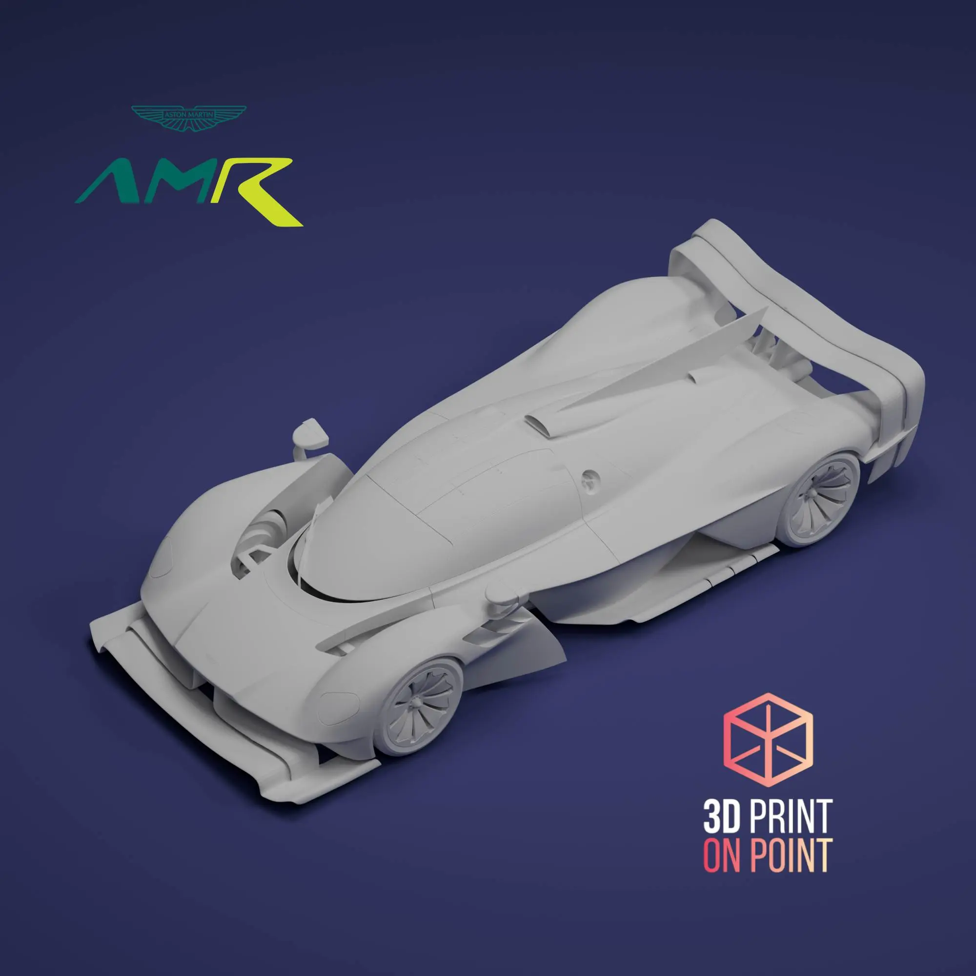 Vehicles & Machinery STL Download - Aston Martin Valkyrie AMR - 3D ...