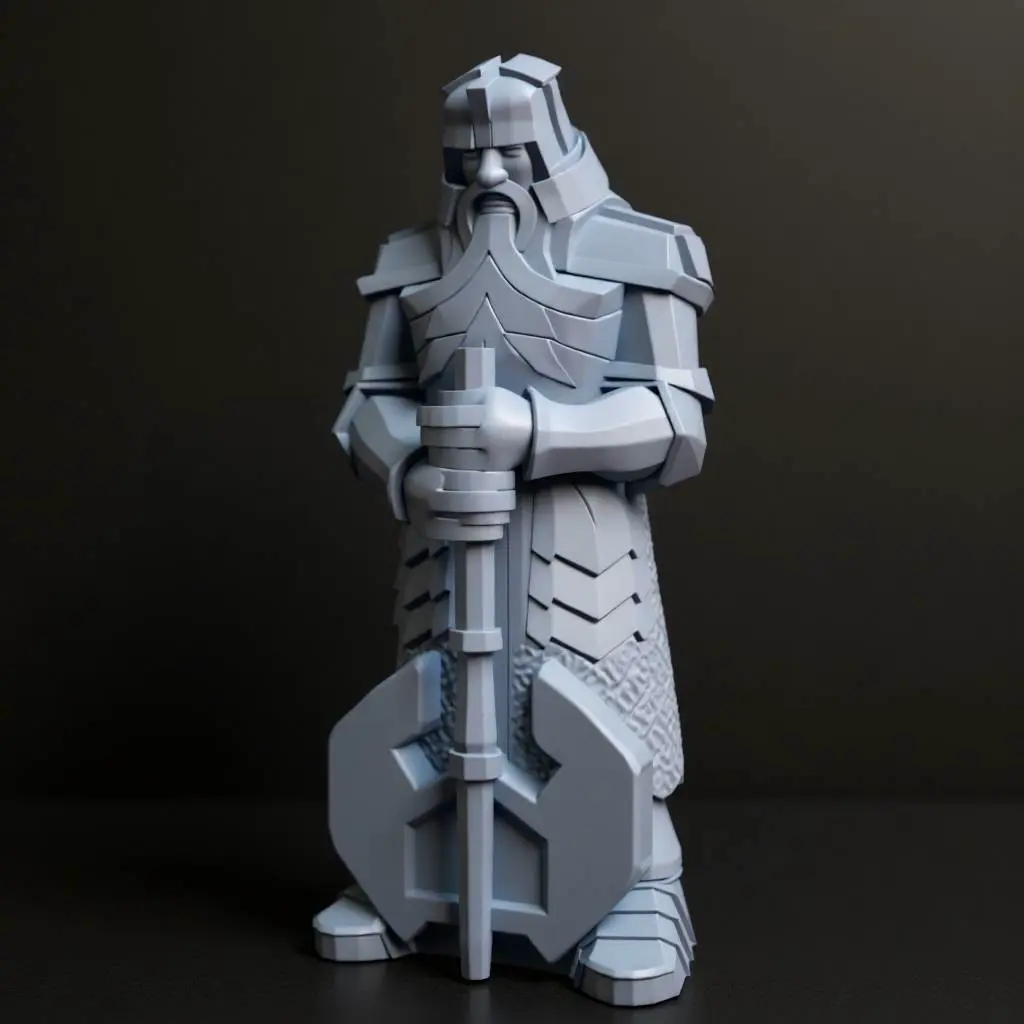 3D Printer Files | 3MF File | Dwarf Statue | Creality Cloud