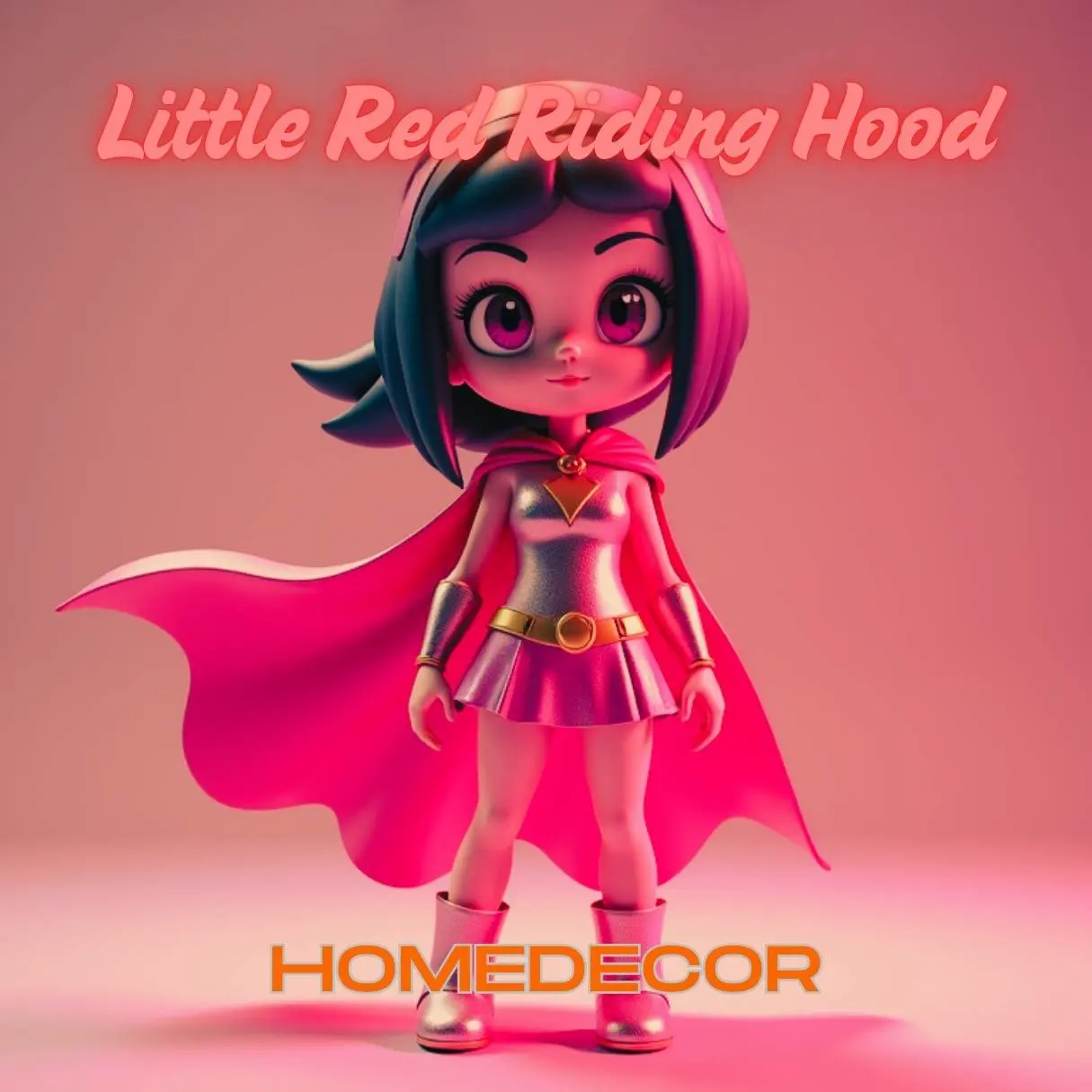 3D Printer Files | 3MF File | Red Riding Hood | Creality Cloud