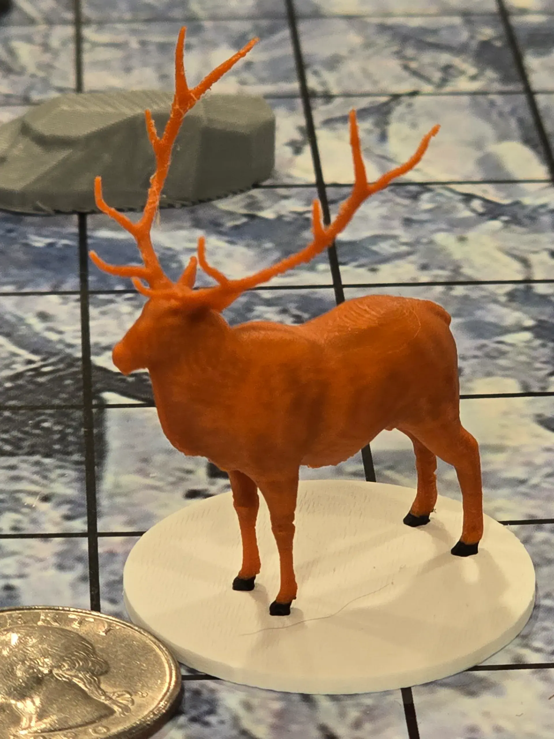 3D Printer Files | 3MF File | RPG Elk Miniature | Creality Cloud