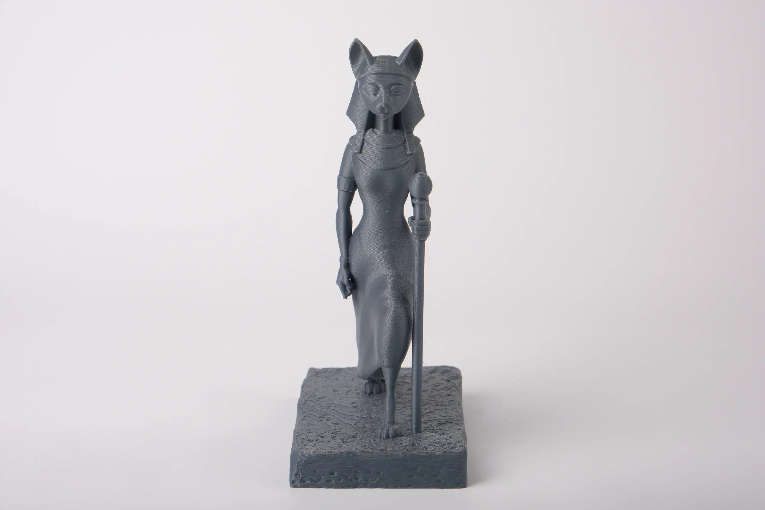 Free Sculptures & Artworks STL Download - Bastet Statue – Egyptian Cat ...