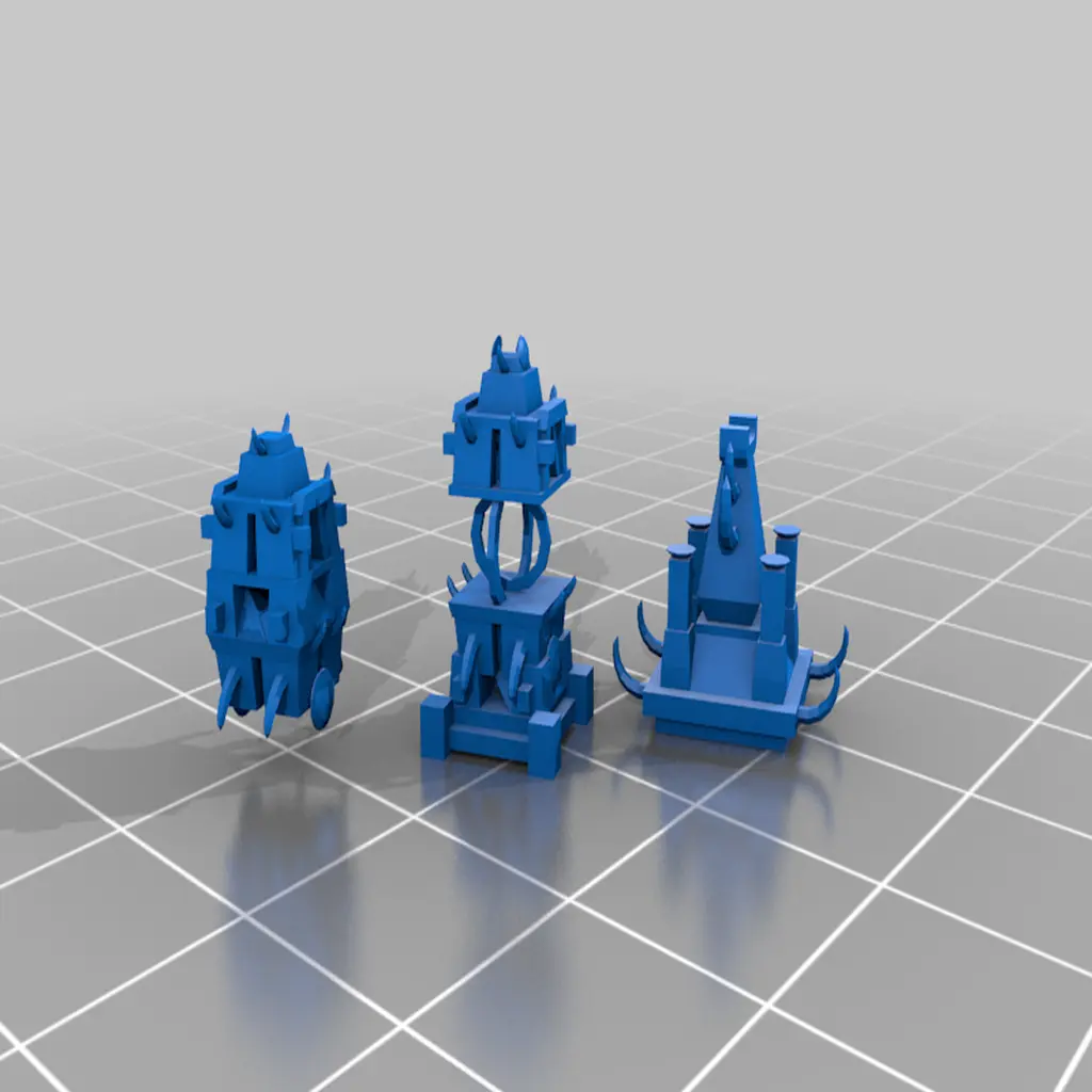 Free Other STL Download - floating towers - lizardmen - terrainby SMT_M 🦊