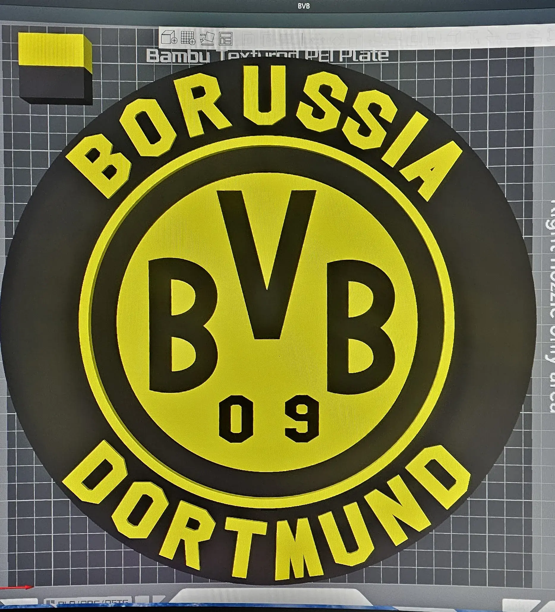Sports & Exercise Equipment STL Download - BVB Logoby chris Design