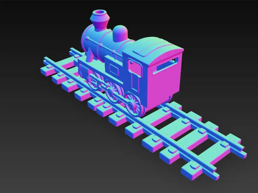 Vehicles & Machinery STL Download - locomotive / Trainby Brainbits3D