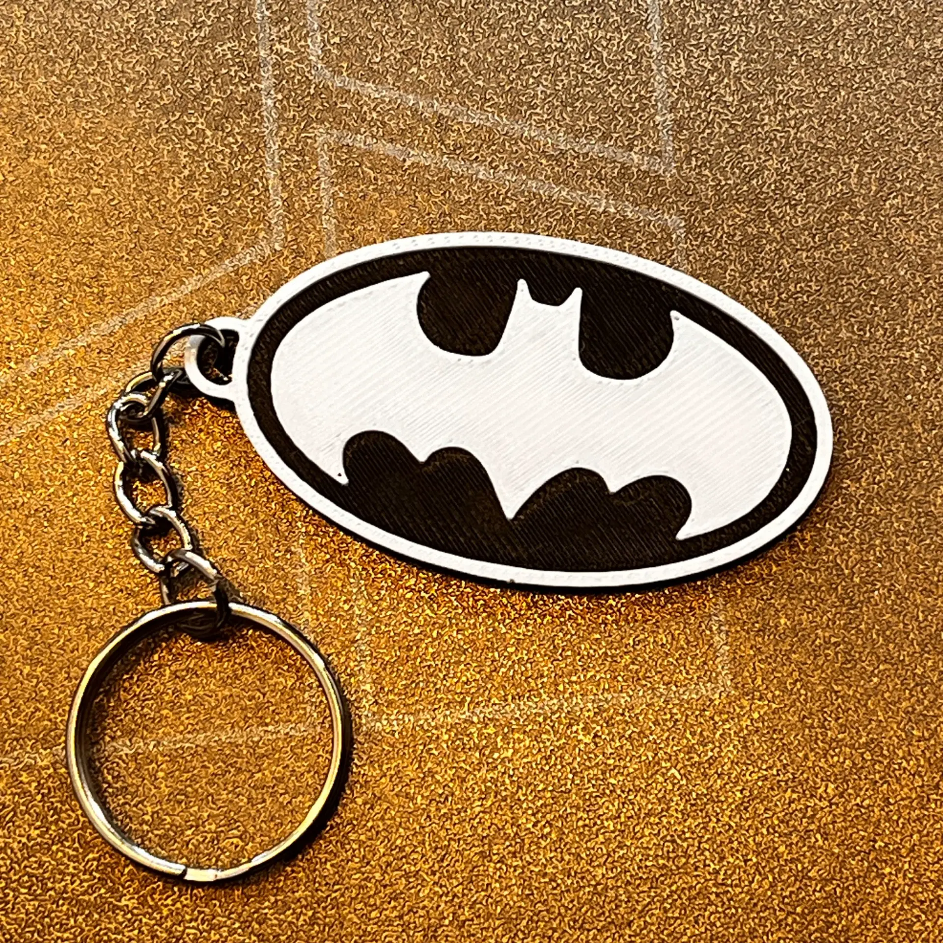 3D Printer Files | 3MF File | Keychain Batman Insignia | Creality Cloud