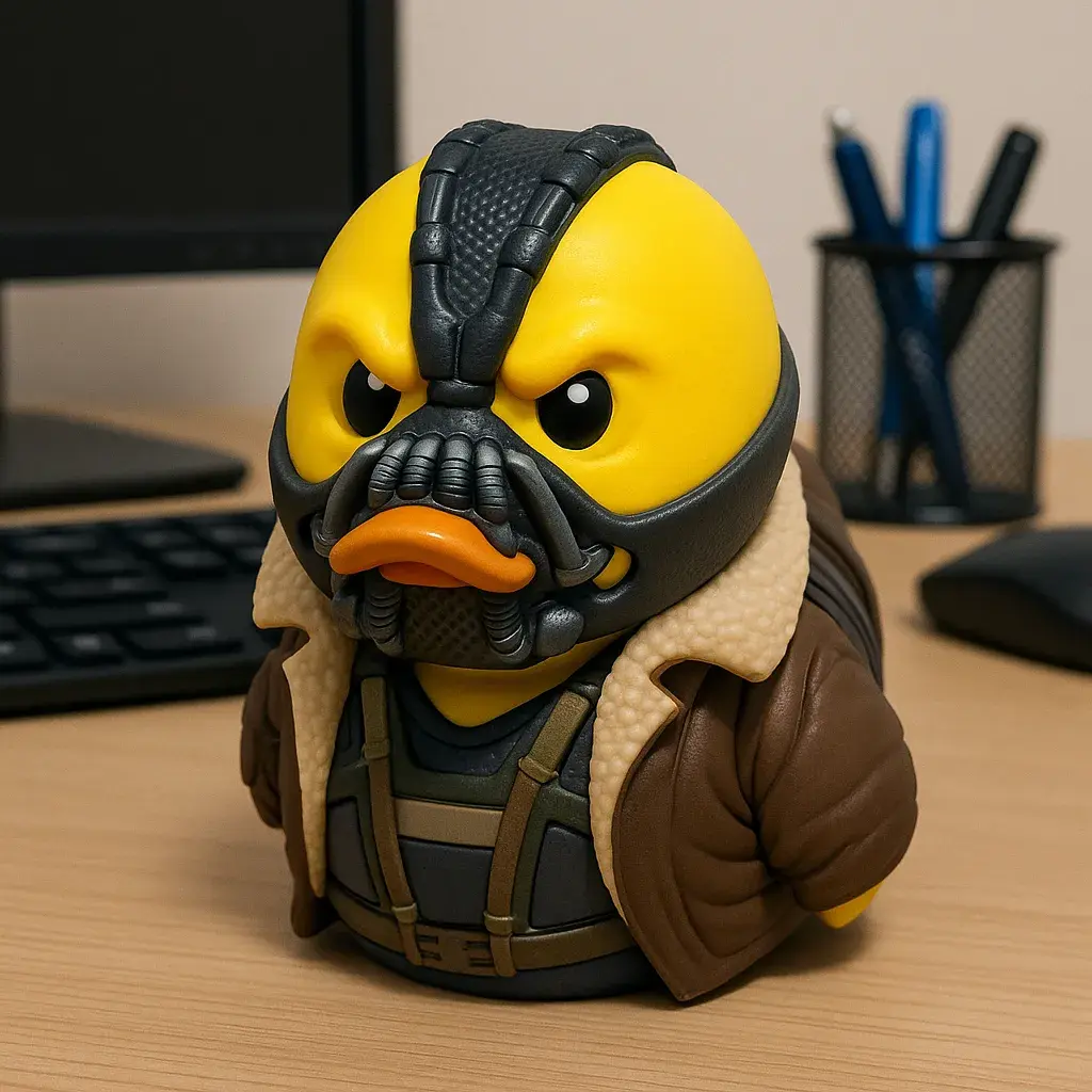 Other STL Descarga - Rubber Duck - Bane DC comics model - 3D print ...