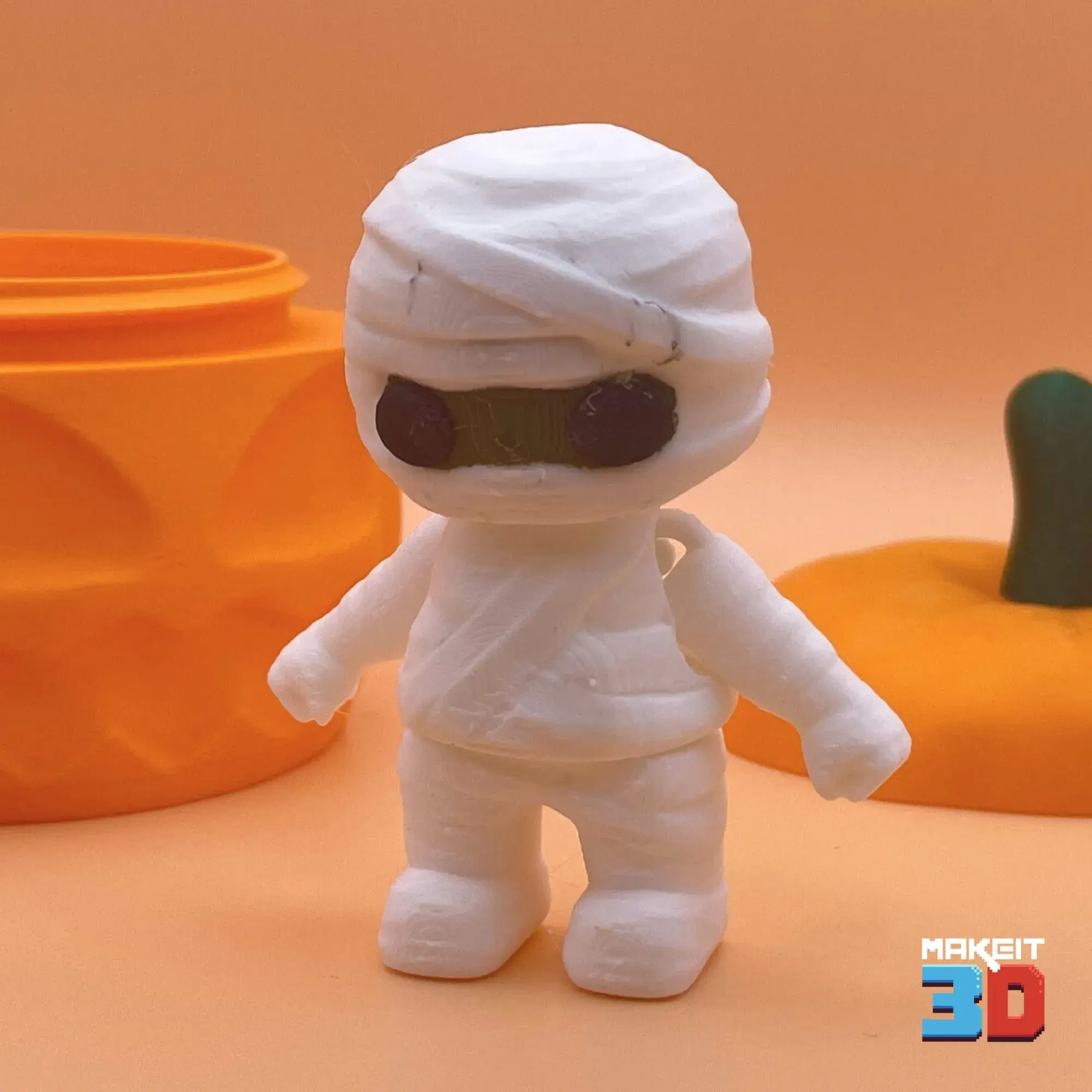 Other STL Download - 3D Printable Spooky Articulated Mummyby Makeit3D