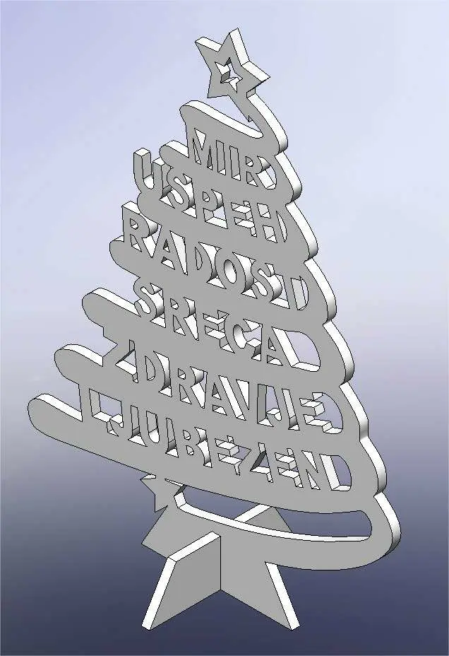 Home Decorations & Ornaments STL Download - Christmas treeby Engineer759