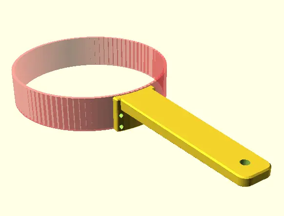 Free Test Models STL Download - Customizable Round Object Handleby SMT_M 🦊