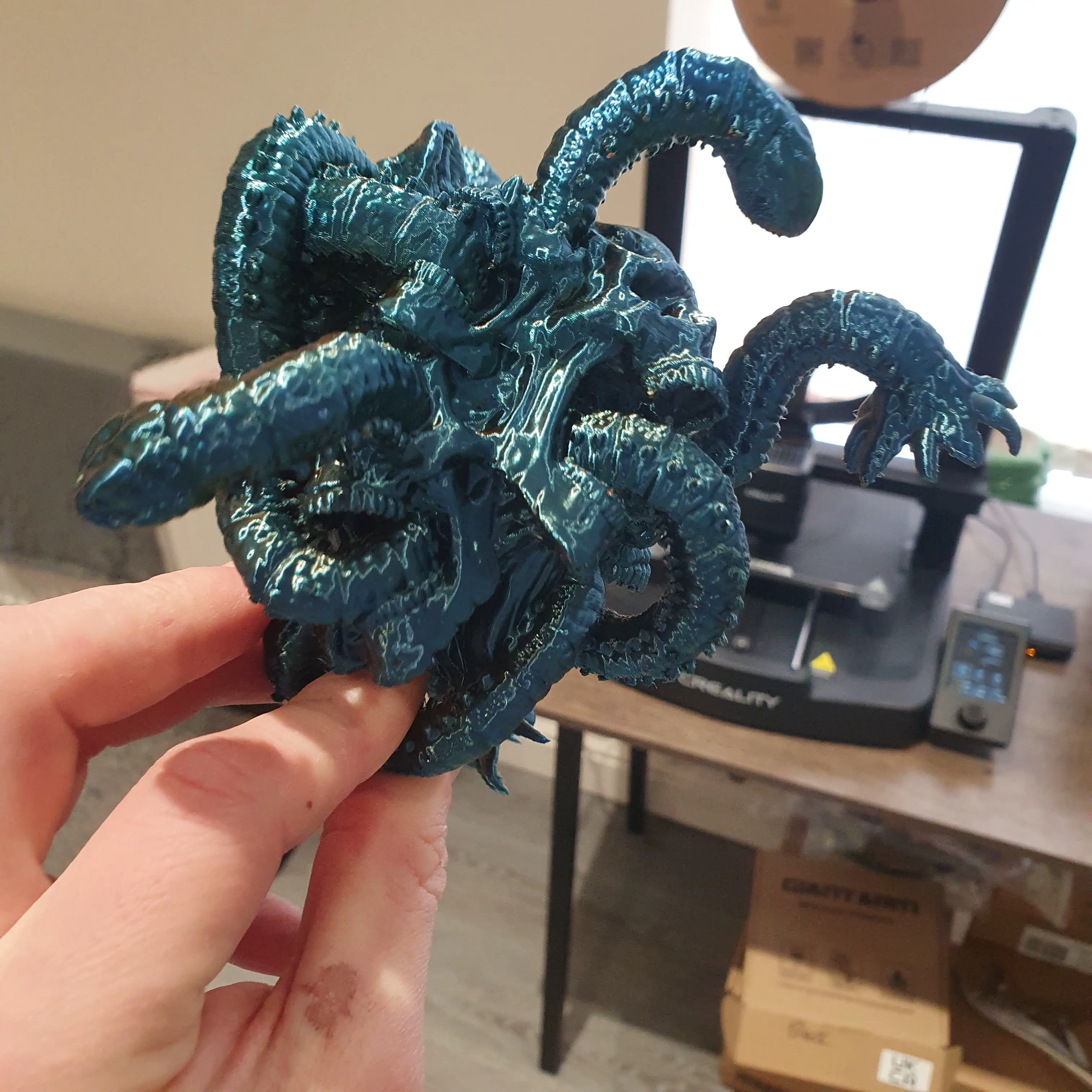 Characters & Creatures STL Download - skull death wormby TheLeGeNd93