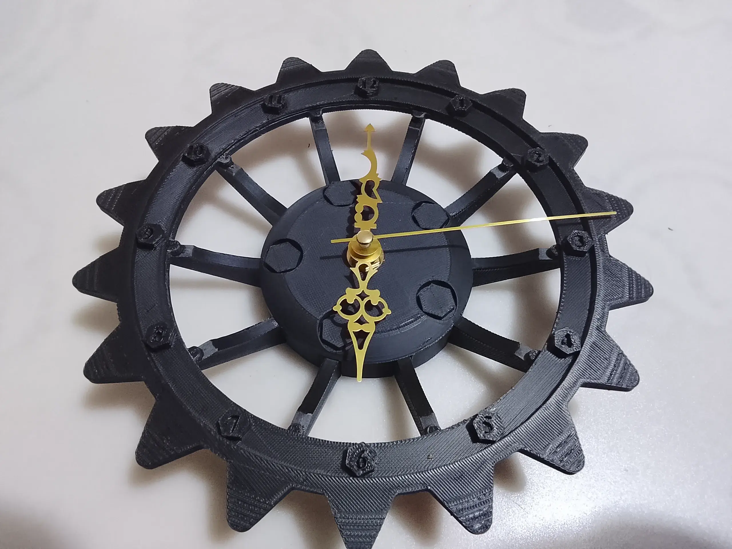 3D Printer Files | 3MF File | TIGER I SPROCKET WALL CLOCK | Creality Cloud