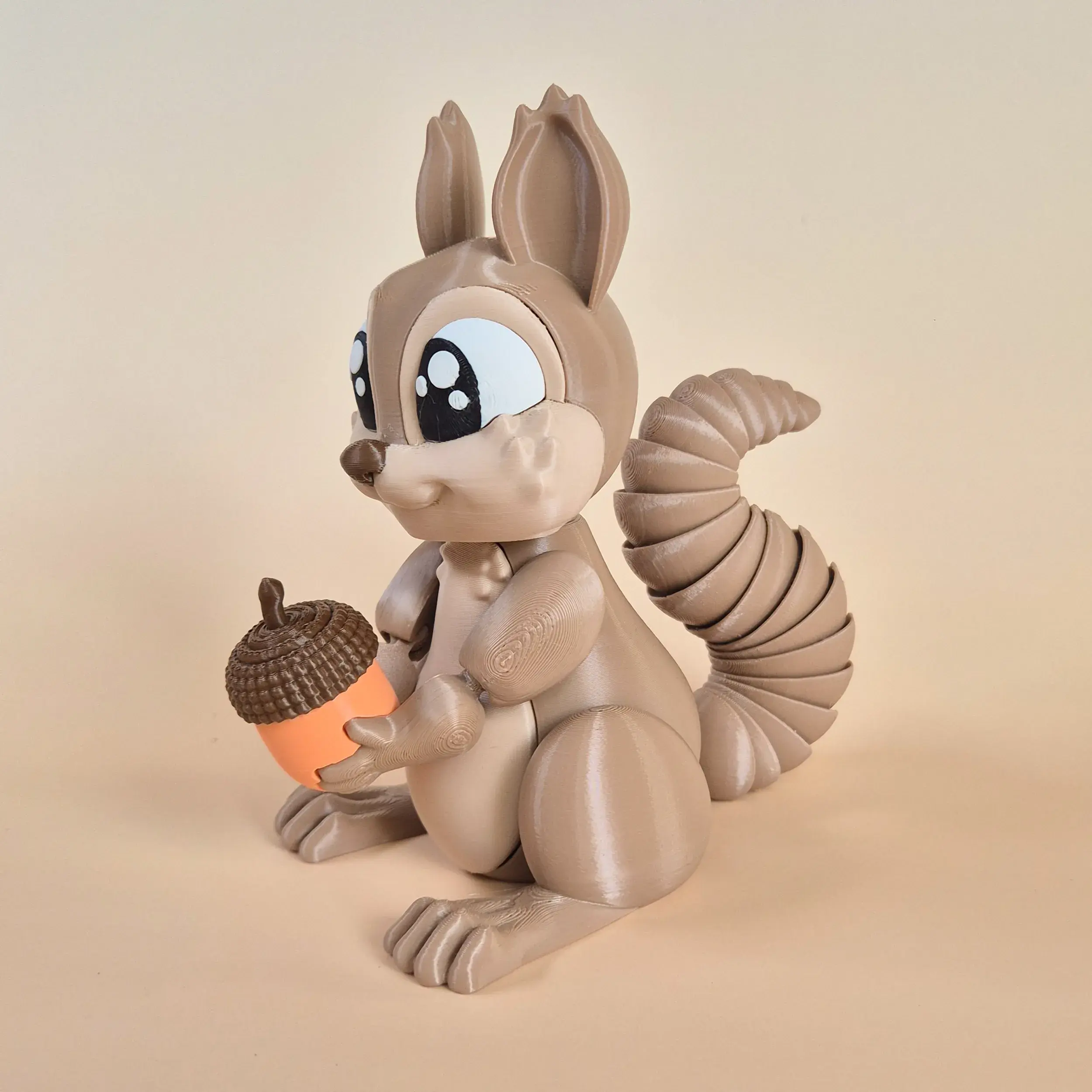 Digital Art STL Download - SQUIRREL, FLEXI, ARTIUCALETEDby ROGI STUDIOS